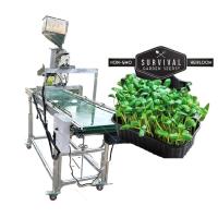 China Media Private Farm Doumiao Seed Seeder for Hydroponic Sponge Tray Seeding Machines for sale