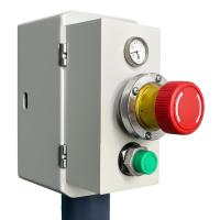 China Hydraulic Vertical Baler with Emergency Stop Button 30t Pressure for sale