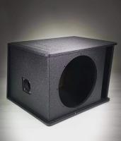 China High Armor Coating MDF Subwoofer Box 15mm 18mm Sealed Vented Speaker Enclosure Custom Size for sale