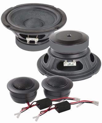 China 6.5 Inch 75W RMS 2-Way Car Component Speaker System 4 Ohm 88dB Sensitivity for sale