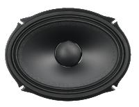China 6x8 Inch Midrange Neodymium Speaker 125W 4 Ohm 1.5 Inch Voice Coil MG68S for sale