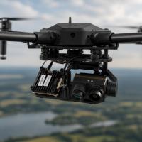 China Long-Range 1200m Dual-Lens AI Tracking Camera Module for Drone-2× 1/1.8