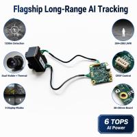 China Flagship 1200m Dual-Spectrum AI Tracking Camera Module for Drone-2× 1/1.8