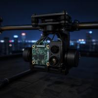China Flagship 1200m Dual-Spectrum AI Tracking Camera Module for Drone-2× 1/1.8