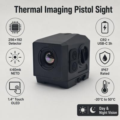 China 256×192 Thermal Imaging Pistol Sight for Handgun — 1.4