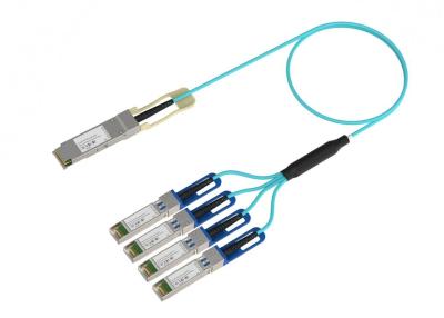 China 100G AOC Active Optical Cable QSFP Low Power Consumption RoHS-6 Compliant for sale