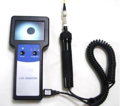 China 3W 12V Optical Fiber Testing Tools Probe Fiber Microscope for sale
