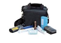 China Black Optical Fiber Testing Tools Deluxe Fiber Optic Cleaning Kits for sale