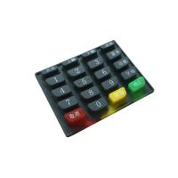 China Pos Machine Custom Silicone Rubber Conductive Carbon Ball Custom Buttons for sale