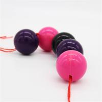 China Custom High Temperature Bouncing Soft Hard Holes Color Silicone Rubber Ball Belt Holes for sale