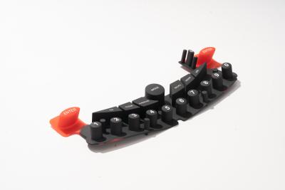 China Silicone Rubber Customized Large Conductive Key Machine Keys for sale