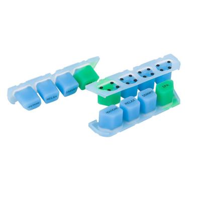 China OEM Custom Multi Color Silicone Rubber Keyboard Key Buttons Can Conduct Electricity for sale