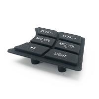 China High Durable Custom Tall Silicone Rubber Keyboard Matte Surface for sale