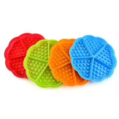 China 3d Waffle Silicone Cake Mold Simple And Convenient Food Grade Safe for sale