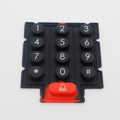 China Matte/Glossy Surface Silicone Rubber Keypads With Optional Backlight for sale
