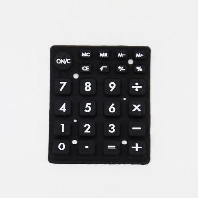 China Durable Silicone Rubber Custom Remote Control Keyboard Keys Dust Proof for sale