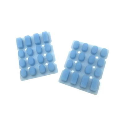 China Custom Silk-Screen Printing Silicone Rubber Keys Open Mold Custom Keys for sale