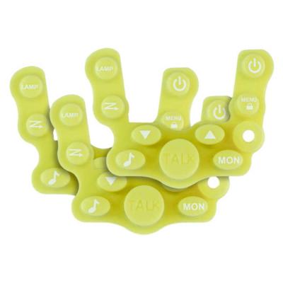 China Customized Walkie-Talkie Conductive Silicone Button According To The Drawing for sale