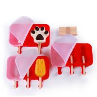 China Food Grade Silicone Custom Popsicle Making Mold Diy Popsicle Mold for sale