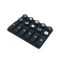 China Customized Logo Silicone Rubber Key For Long Lasting Durability for sale