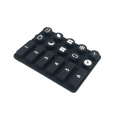 China Customized Logo Silicone Rubber Key For Long Lasting Durability for sale