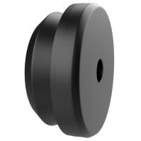 China Custom Silicone Rubber Parts Rubber Plug Ring Manufacturers for sale
