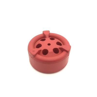 China Red Silicone Rubber Parts Hardness Shore A 20-90 for Industrial Applications for sale