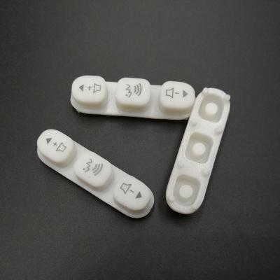 China Custom Silicone Rubber Key Microphone Remote Control Key for sale