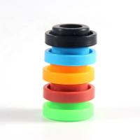 China Custom Round Silicone Rubber Grommet Excellent Electrical Properties Abrasion Resistant for sale