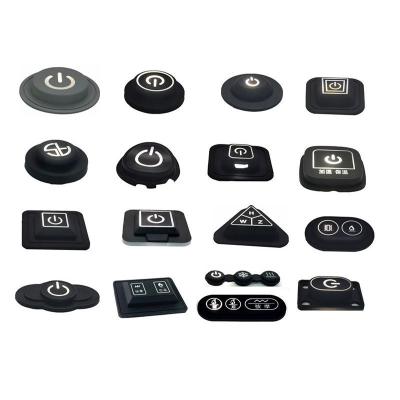 China Durability Silicone Rubber Keypads Customized Shape / Logo Operating Temp -40℃ to 250℃ for sale