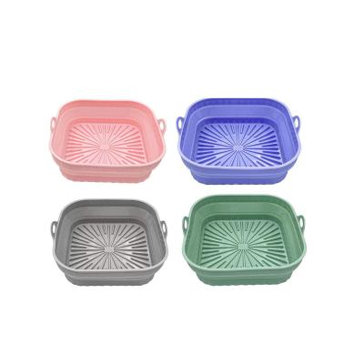 China Hot Sell High Temperature Air Fryer Foldable Silicone Mat Food Grade for sale