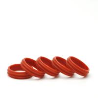 China Customized Color Temperature Resistant 30-80 Shore A Gasket Silicone Rubber Gasket for sale