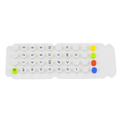 China Industrial Silicone Rubber Keypad with Optional LED Backlight for sale