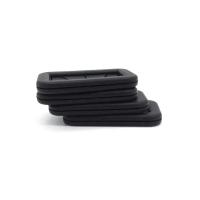 China Custom Black Silicone Rubber Square Gasket For Wide Range Of Instruments for sale