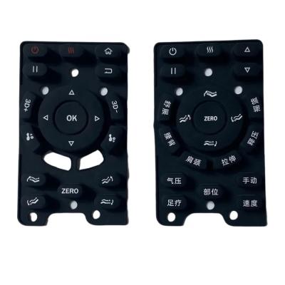 China Matte Surface Silicone Rubber Key High Durability Long Lasting for sale