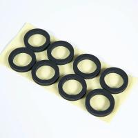 China Black Waterproof Foam Cotton Pad Single Side Silicone Rubber Ring for sale