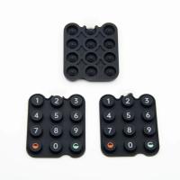 China Customized Silicone Calculator Buttons, Various Control Panel Rubber Buttons, Conductive for sale