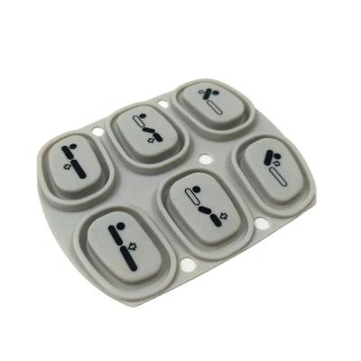 China Professional Custom Manufacturing Button Button Conductive Carbon Ball Silicone Rubber Keyboard for sale