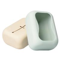 China Customized Square Food Grade Silicone Tissue Box With Multi Color Foldable Soft Tissue Box For Daily Necessities for sale