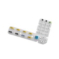 China Customized High Quality New Rubber Keyboard With Silicone Rubber Keys for sale