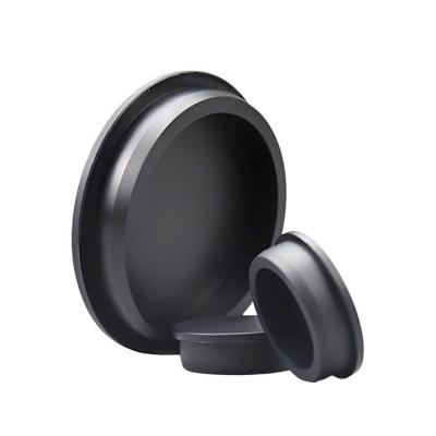 China Customized Silicone Rubber Accessories With Black Silicone Rubber Plug And End Caps for sale