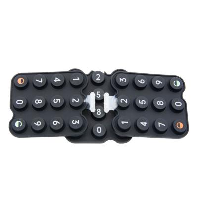 China Customized Silicone Buttons , Various Control Panel Rubber Buttons for sale