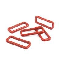 China Circular Custom Silicone Rubber Gasket, Circular Square Rubber Gasket for sale
