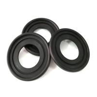 China Black Custom Silicone Rubber Pad, Anti Slip And Shock-Absorbing Pad, Black Solid for sale