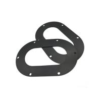 China Customized Flat Oval Seal With Durable Silicone Rubber Gasket for sale
