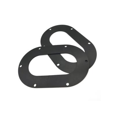 China Customized Flat Oval Seal With Durable Silicone Rubber Gasket for sale