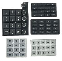 China Customized Home Appliance Remote Control Silicone Keyboard Back Rubber Molding Cutting Processing for sale