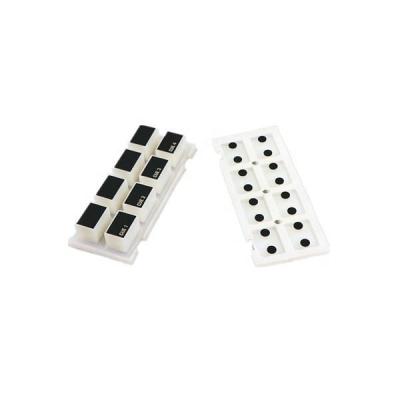 China Electronic Remote Control Industrial Silicone Conductive Button Conductive Carbon Ball Silicone Rubber Button for sale