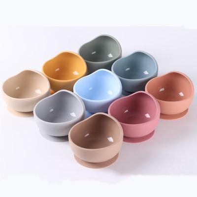 China Silicone Anti Slip Feeding Bowl For Infants And Young Children To Prevent Food Spillage for sale