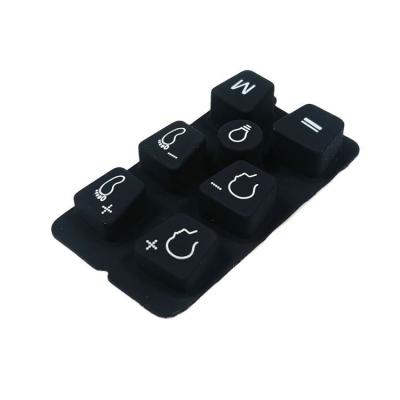 China Customized Electronic Silicone Rubber Buttons And Keys Compatible With Most Controllers for sale